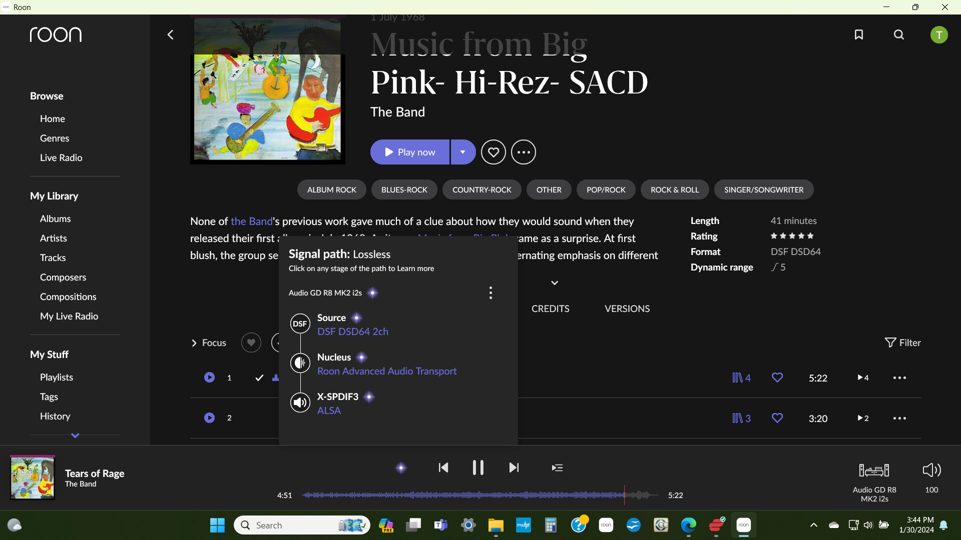 DSD static when device volume is set below 100 - Nucleus Support - Roon ...