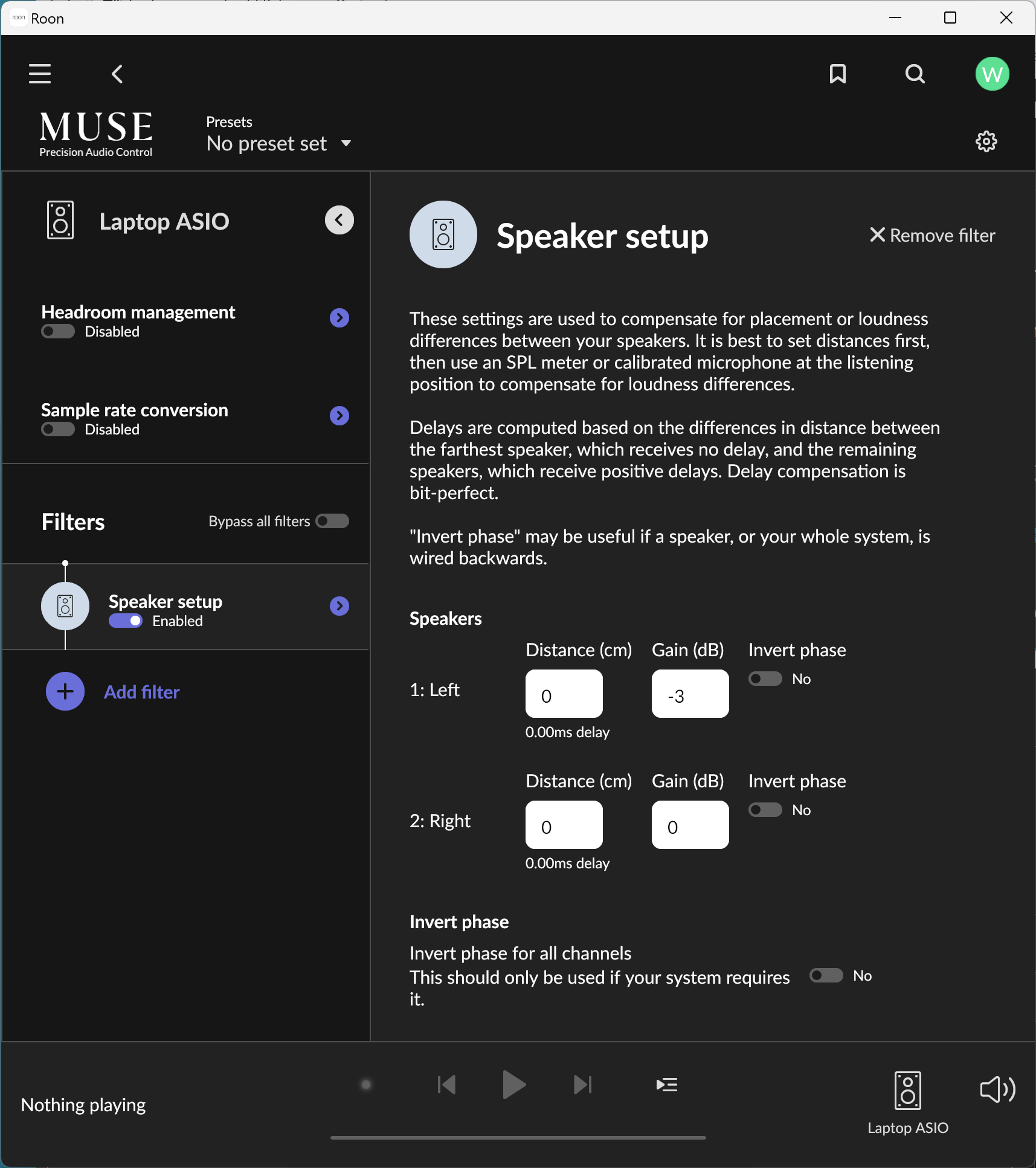 Feature request-add Balance control that doesn’t engage DSP - Feature Suggestions - Roon Labs ...