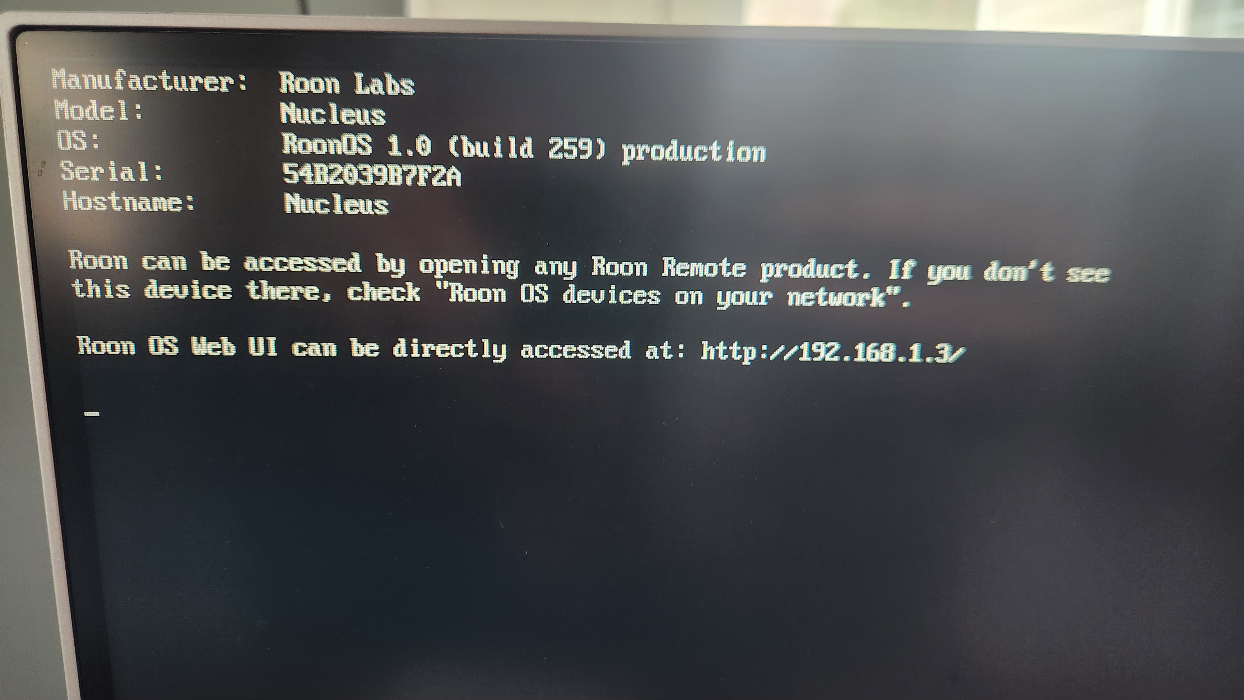 Playback freezes on Nucleus and can't find core (ref#SRLJ2A) - Nucleus Support - Roon Labs Community