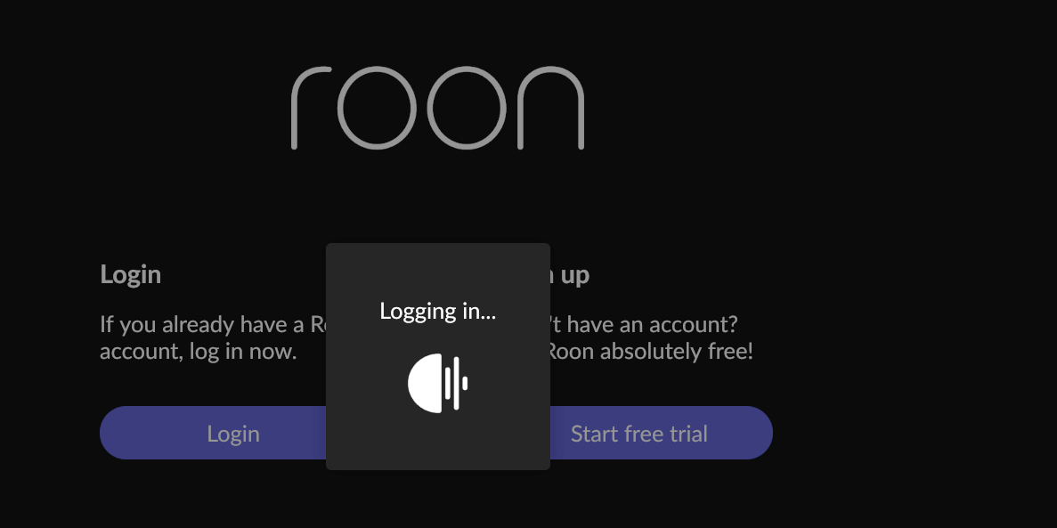 Can't log into the roon software - Support - Roon Labs Community