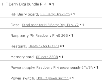 FS: Raspberry Pi 4 Model B Rev 1.5 with RoPieee installed (HiFiBerry ...