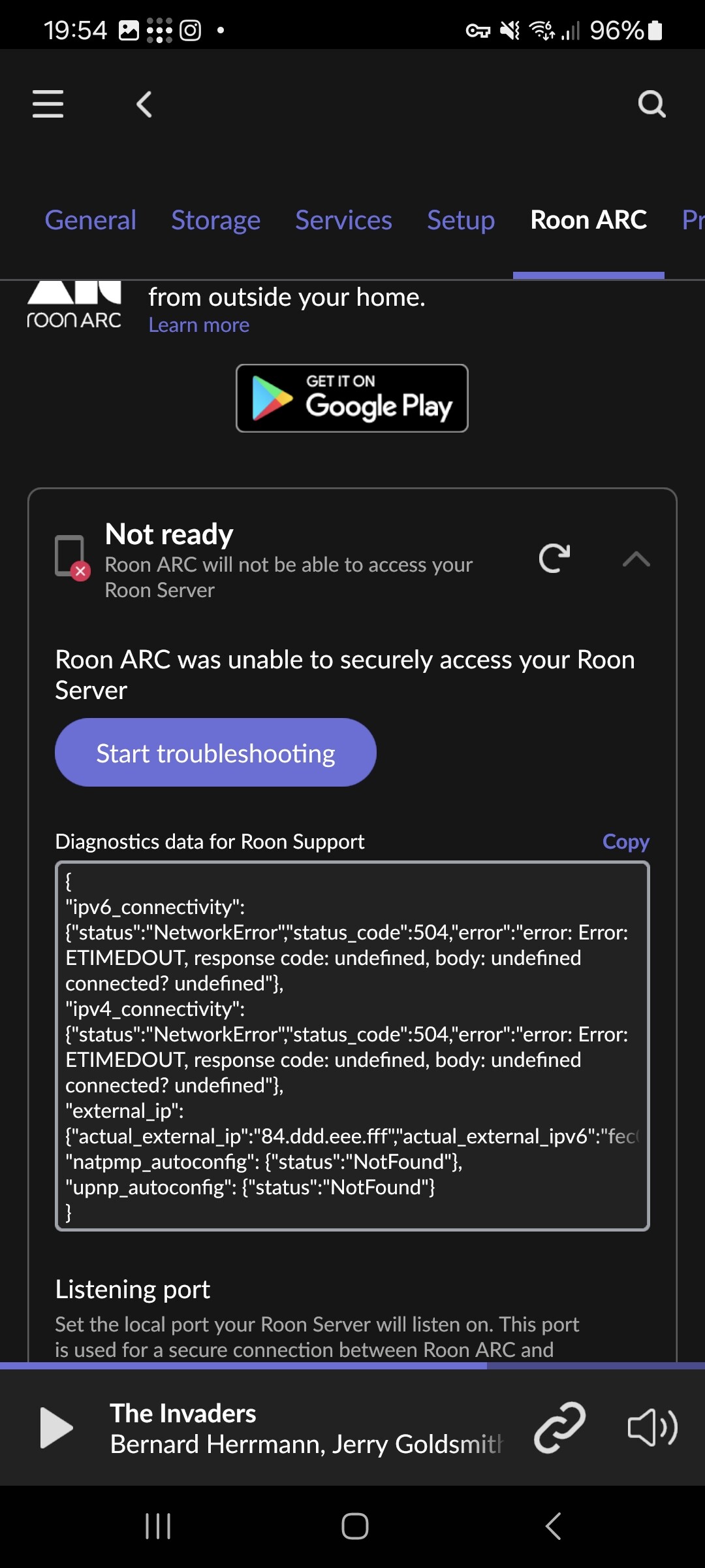 Unable to configure ARC with Tailscale static IP on Synology (ref#AT42X1) - Support - Roon Labs ...