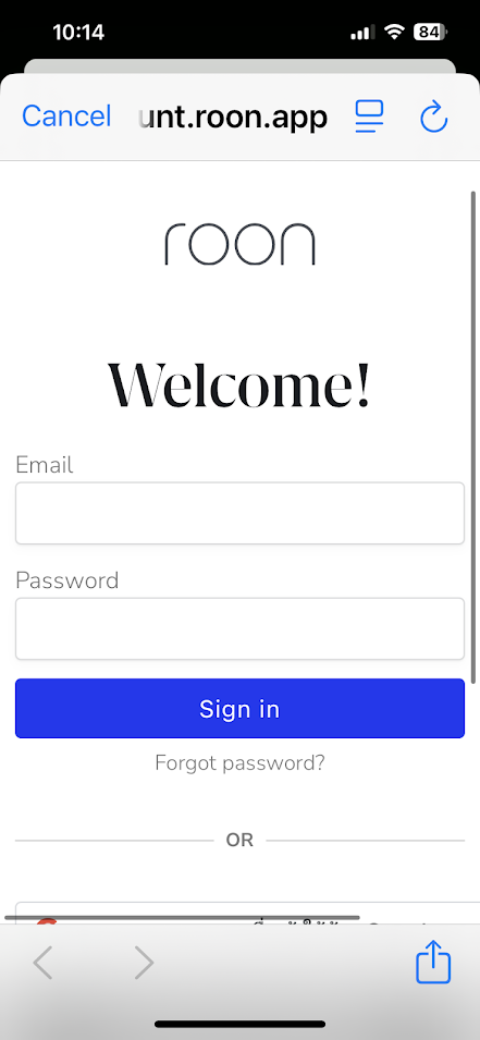 Login loop issue on Roon app after account change (ref#S09ULB ...