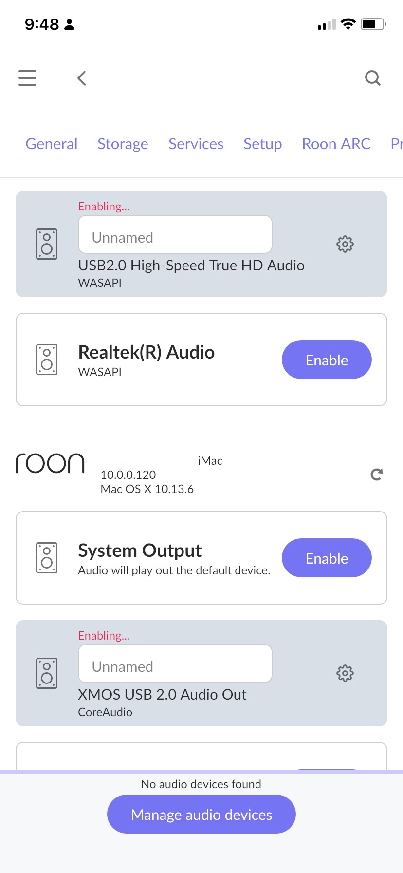 iPhone 11 (as a remote) now causes Roon to break and lose endpoints ...