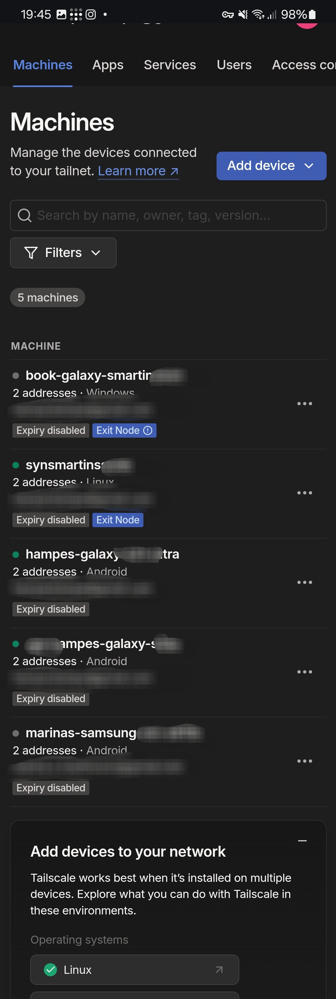 Unable to configure ARC with Tailscale static IP on Synology (ref#AT42X1) - Support - Roon Labs ...