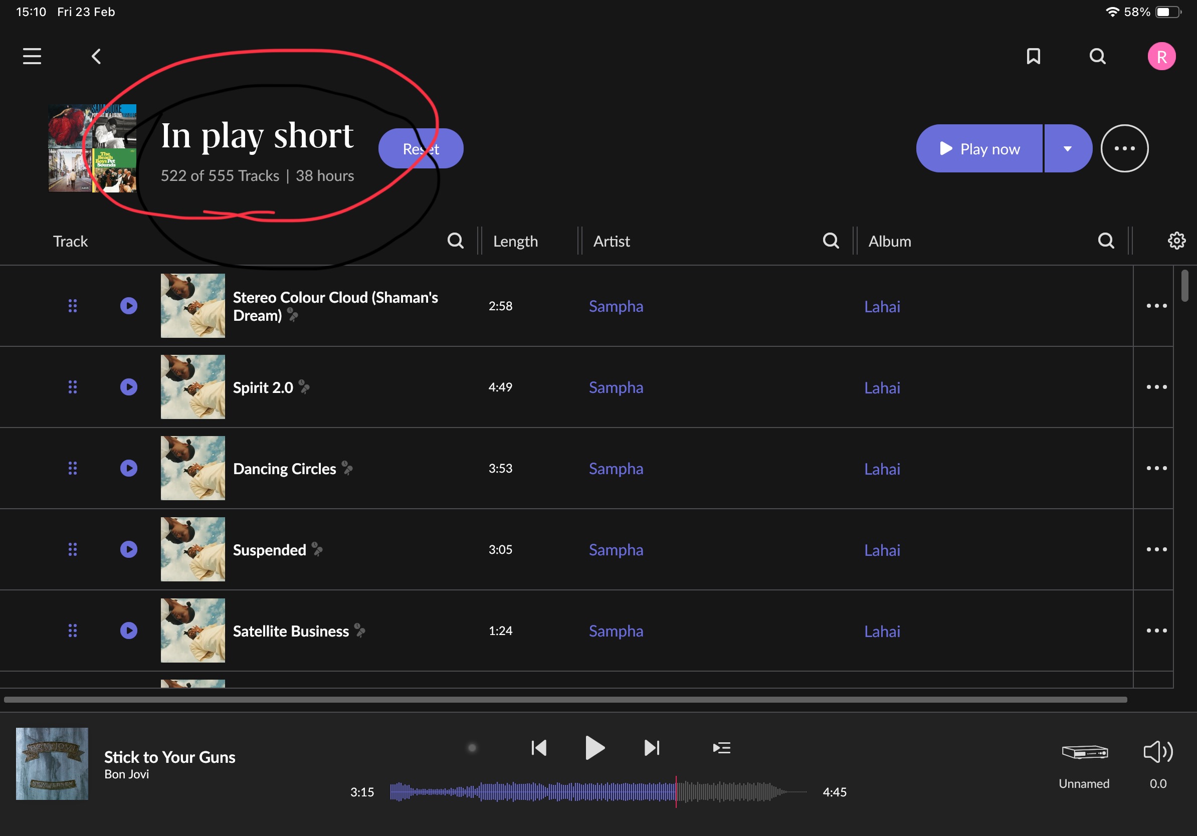 Roon UI becomes broken when trying to move tracks via drag-n-drop ...