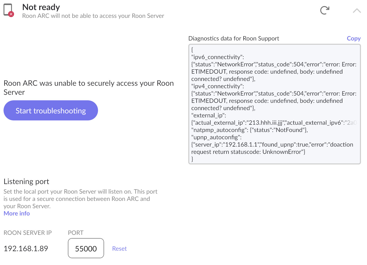Roon Arc unavailable after moving to Switzerland (Salt router) - ARC ...