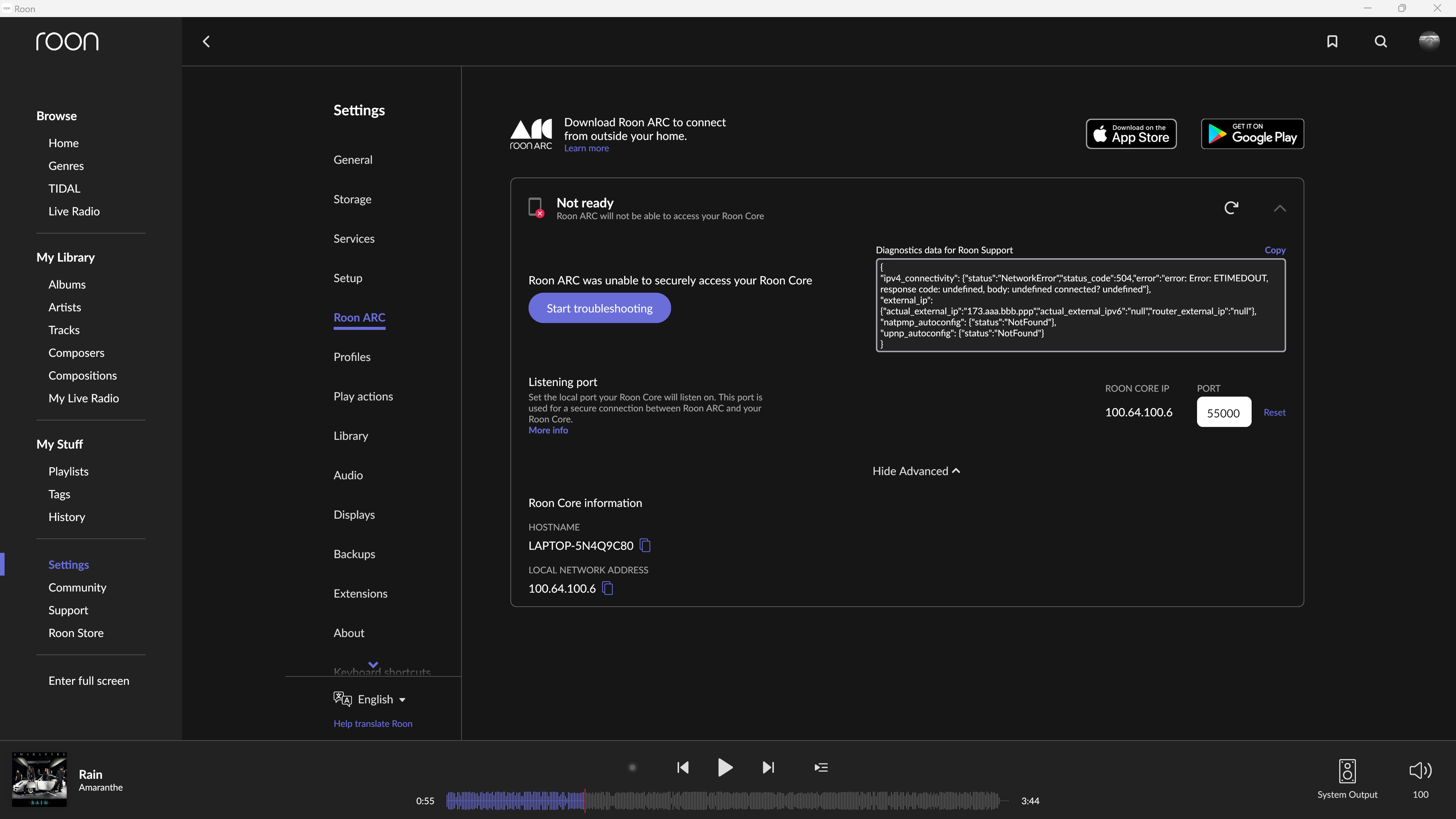 Roon Remote App and Nucleus Installation Setup Issue (ref#GTTL9Q) - Nucleus Support - Roon Labs ...