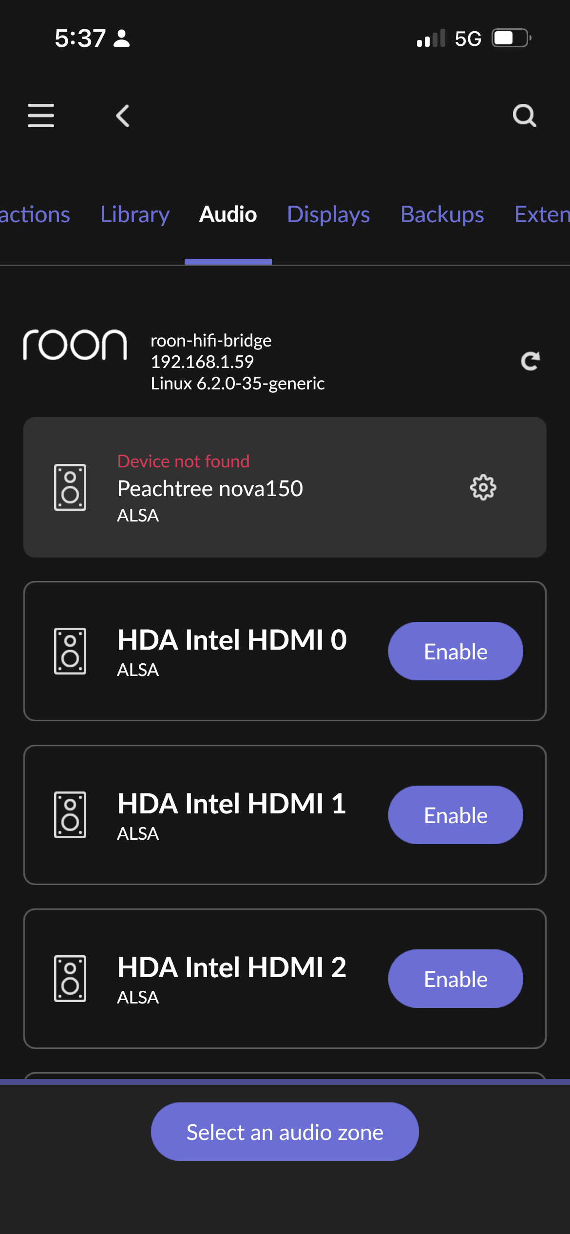 Roon Bridge device disappears when input changed - Roon Software ...