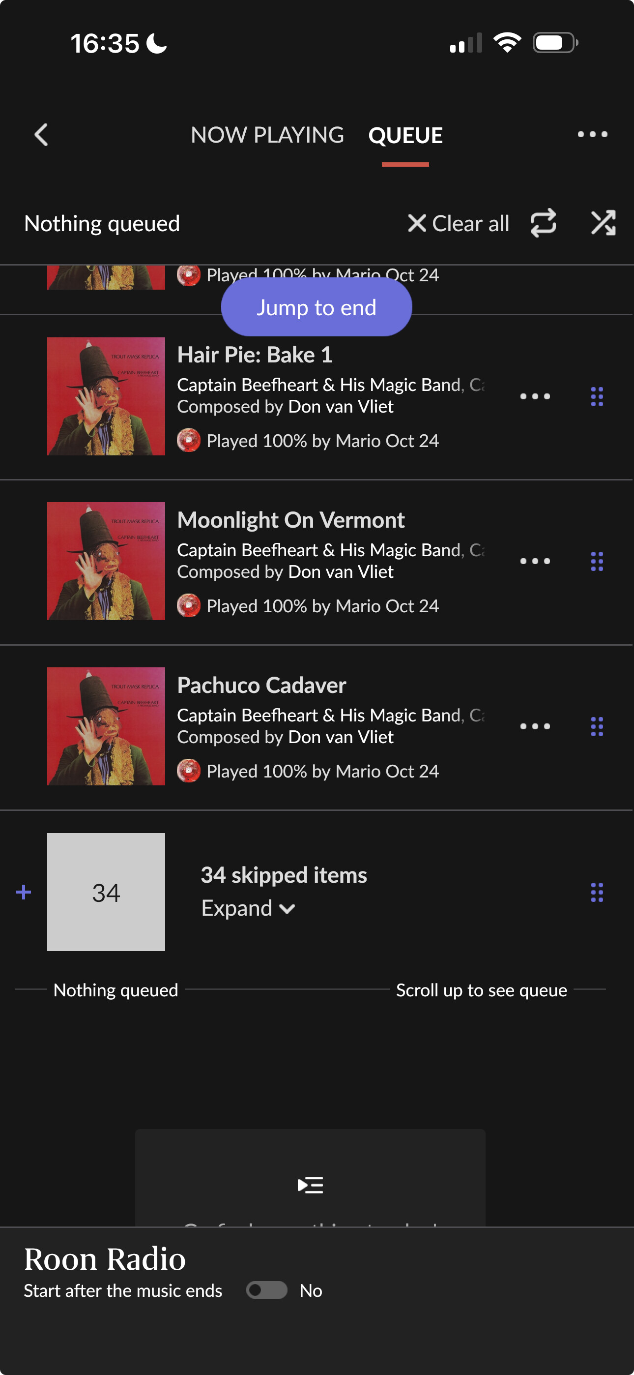 Consolidated Topic : Queue gets messed up on restart, old history items get interleaved that ...