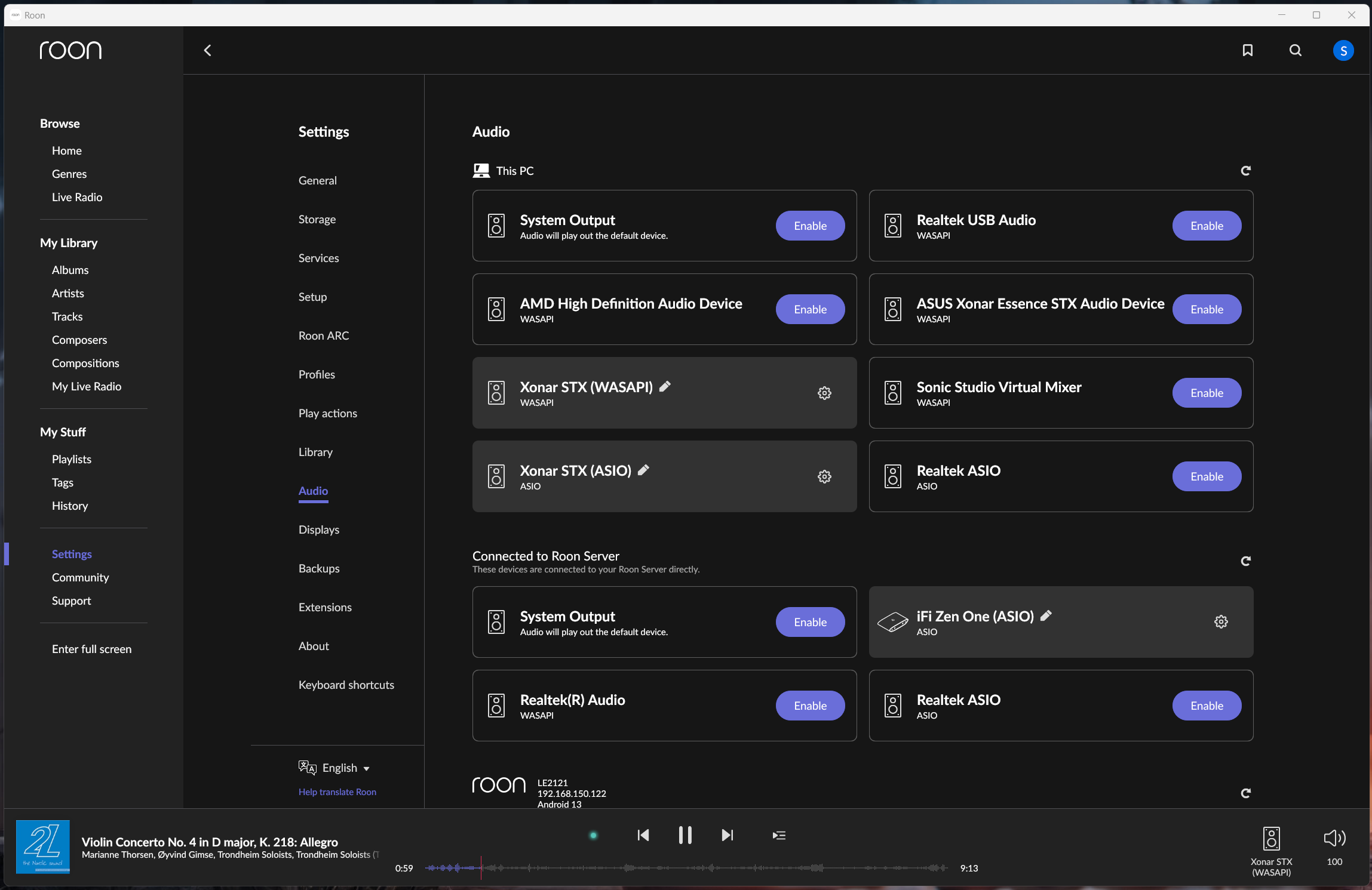 Roon forcing bit-depth downgrade from 24bit to 16bit on Xonar STX in windows 11 - Support - Roon ...