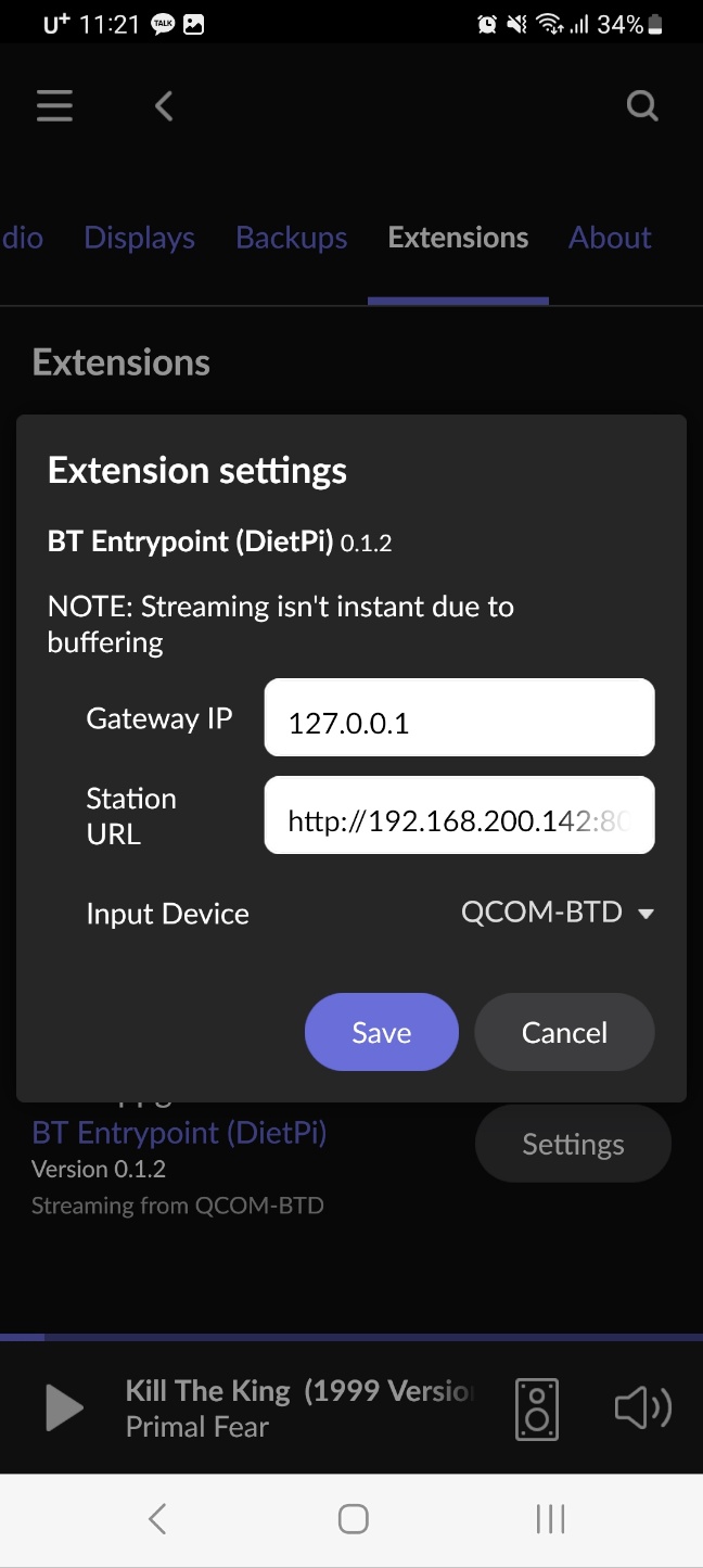 BT entrypoint malfunctions - Tinkering - Roon Labs Community