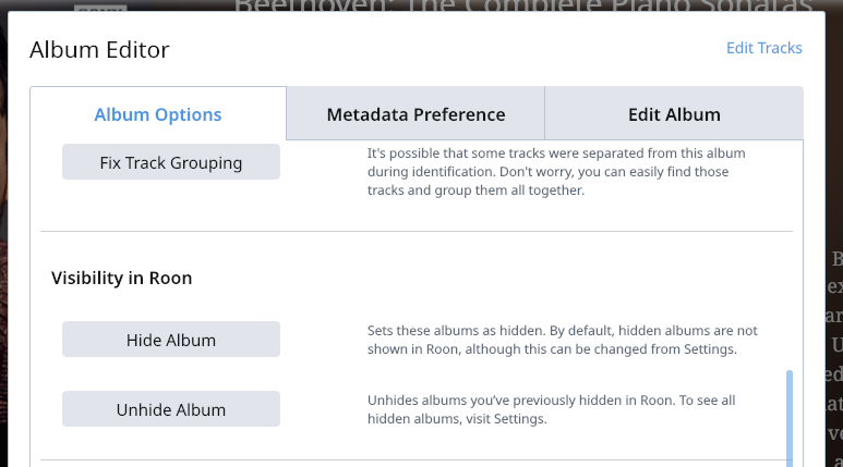 Removing partial albums from the My Library/My Albums view - Roon Software Discussion - Roon ...