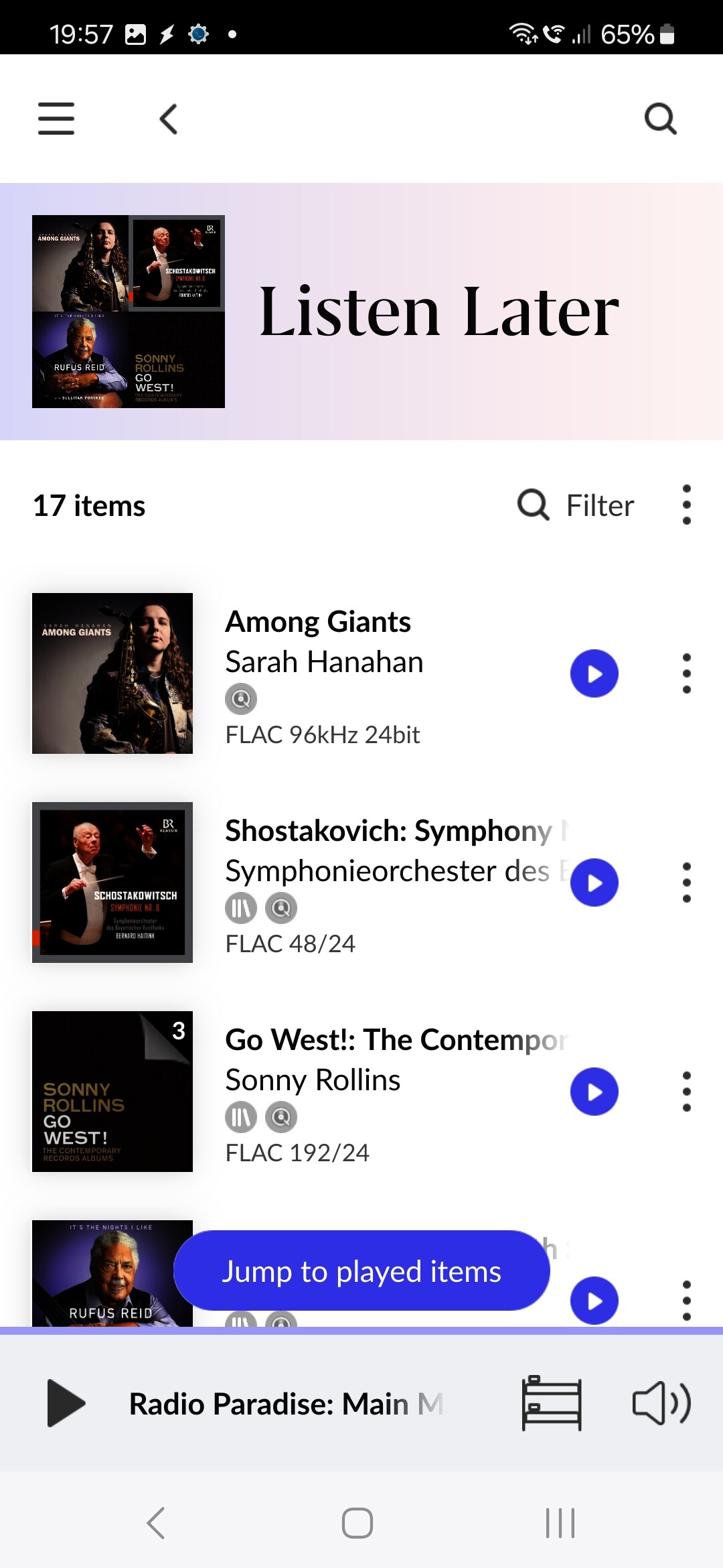 Listen Later: Early Access Feedback - Early Access - Roon Labs Community
