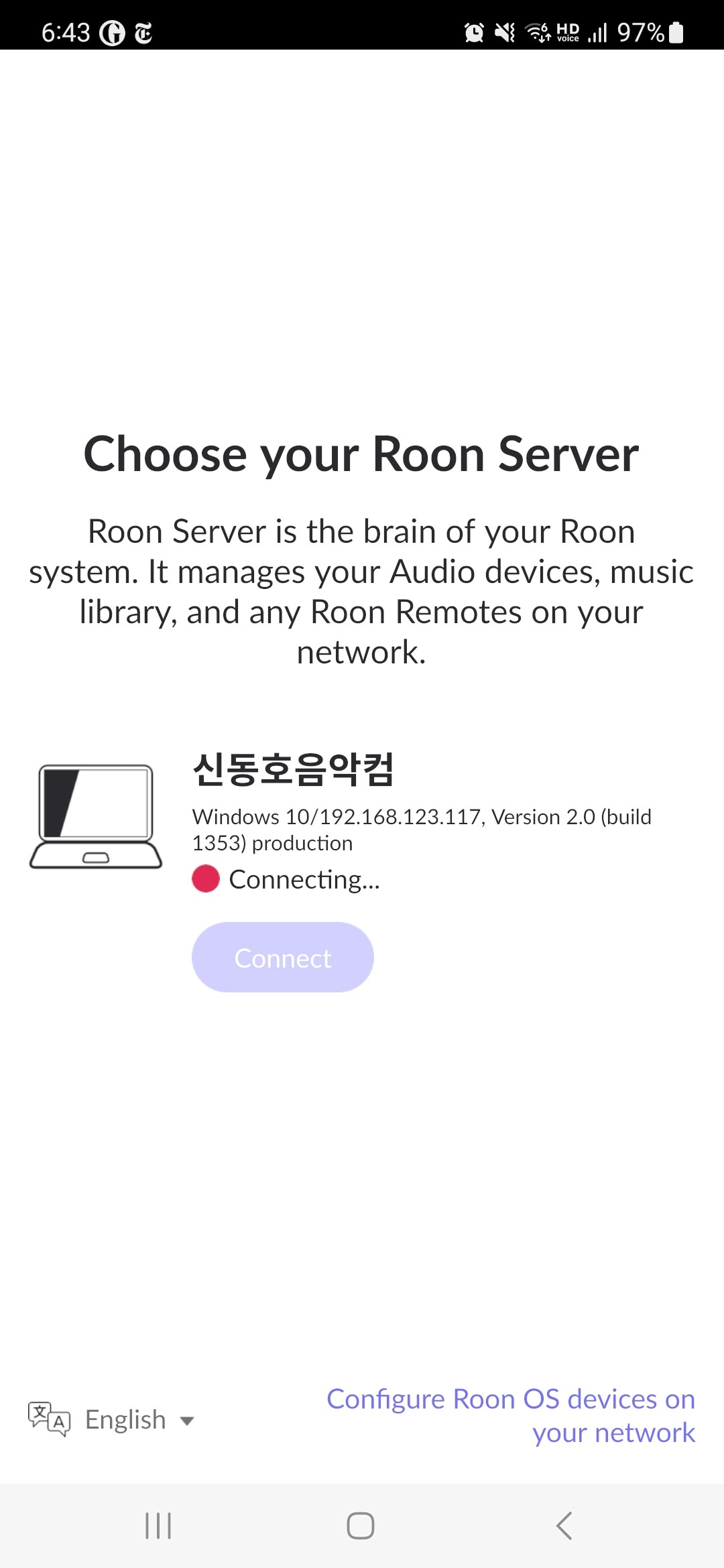 Roon server cannot be connected after update of Roon - Support - Roon Labs Community