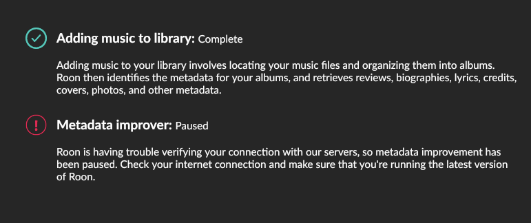 Unable to connect to Roon search and Tidal login (ref#7XWOG9) - Support ...