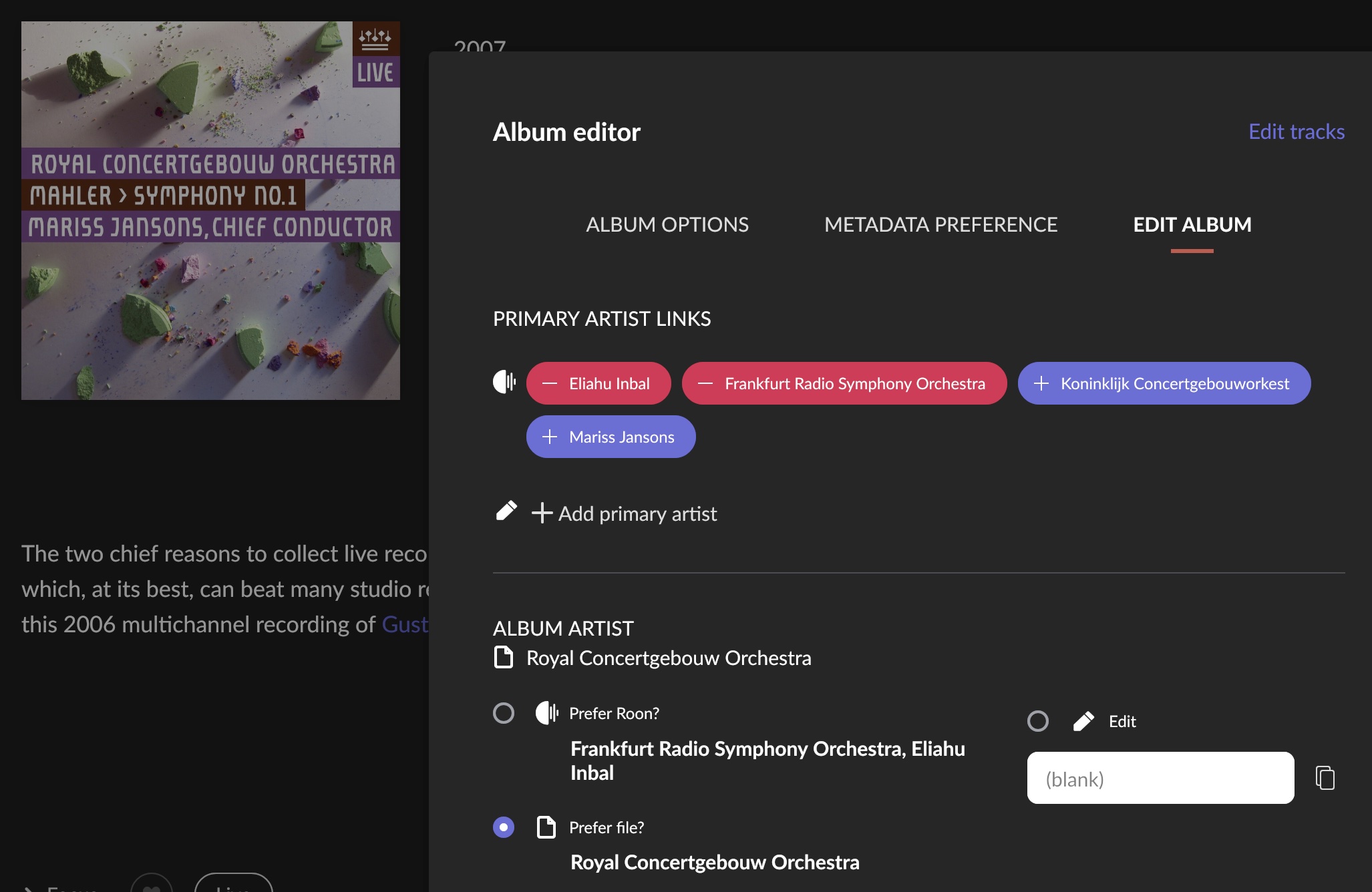Improper track grouping for classical works - Metadata - Roon Labs Community