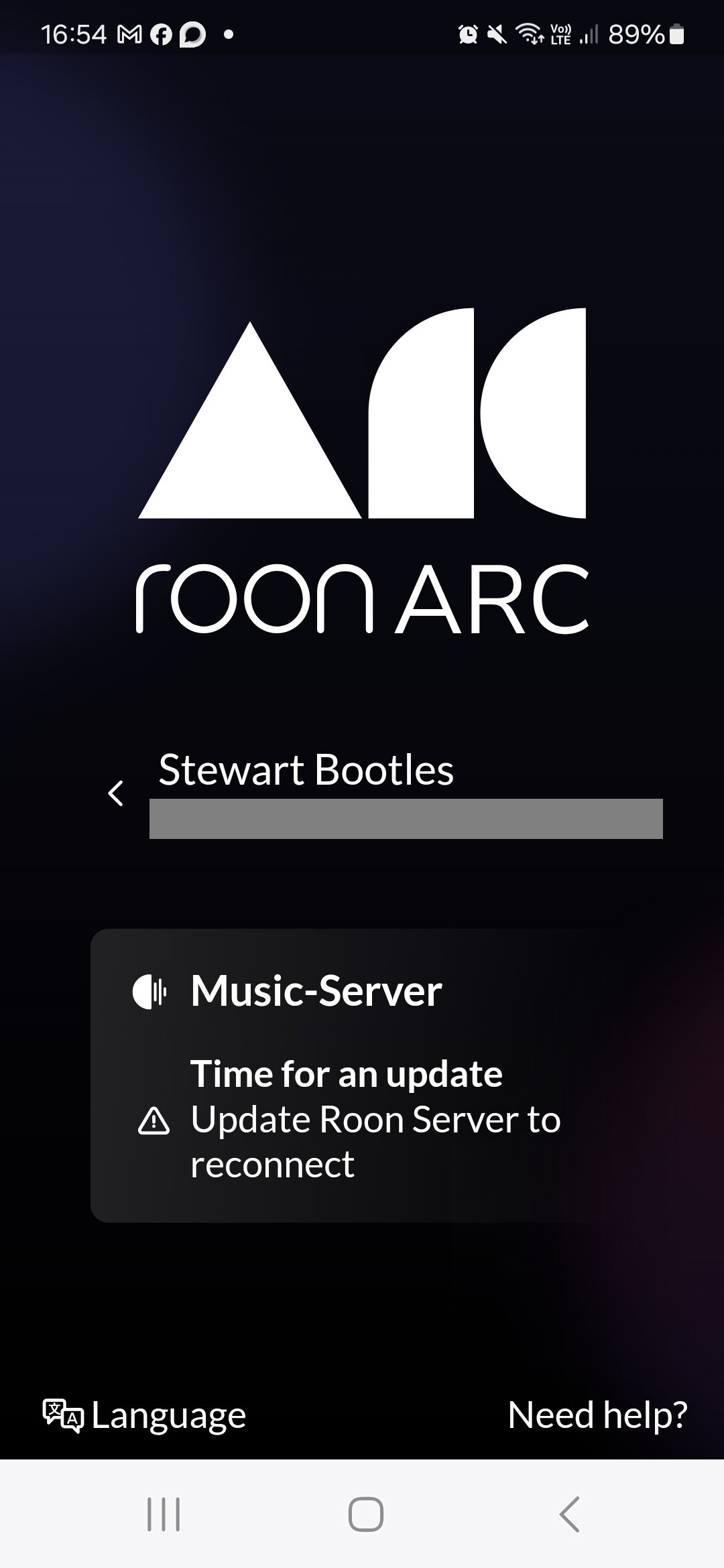 Arc problem time for an update - Support - Roon Labs Community