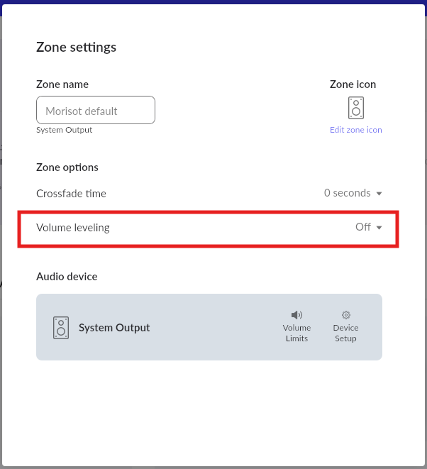 Zone settings - Roon Software Discussion - Roon Labs Community