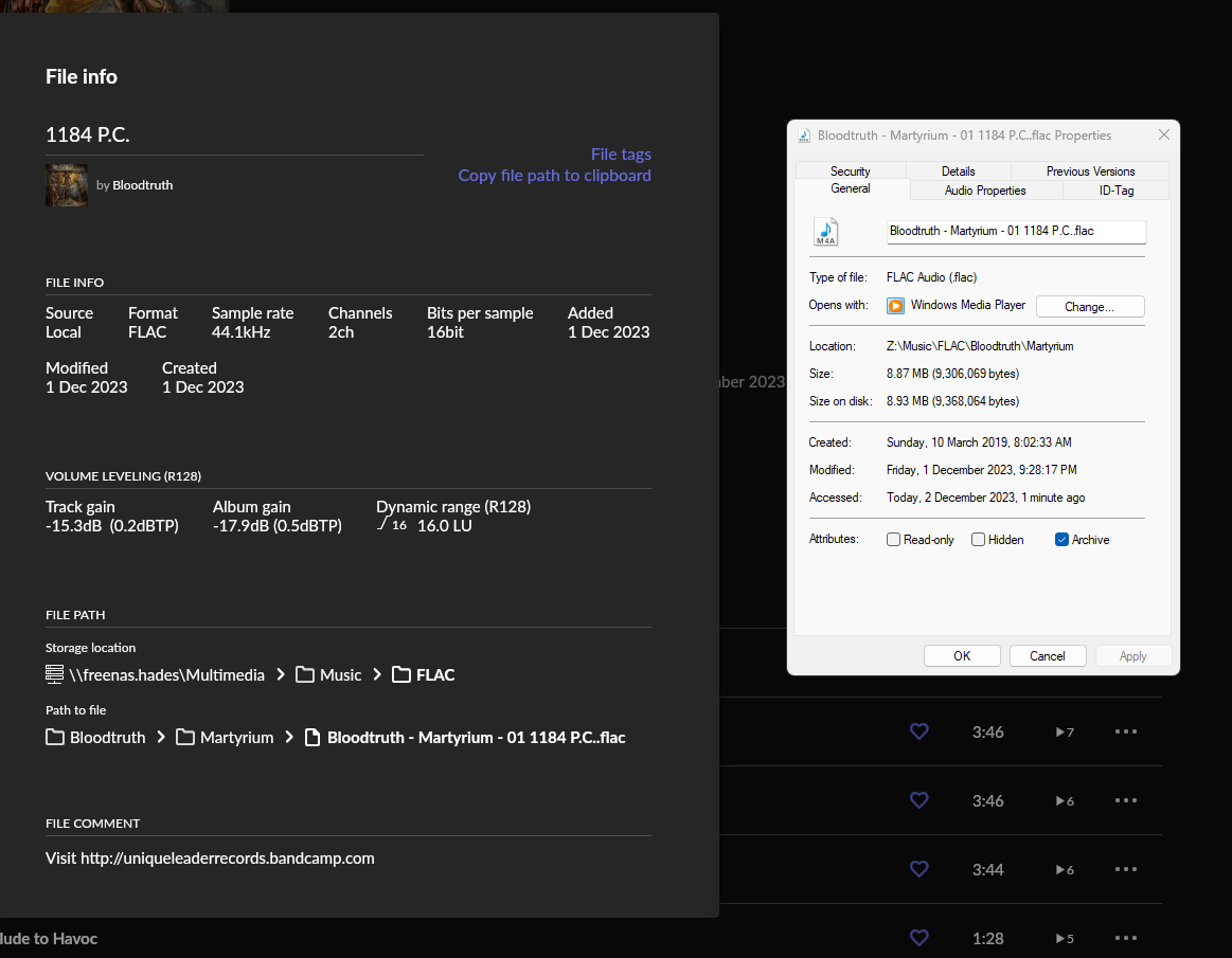 Roon Configured With Import Date Defaults To File Creation Time But Uses File Modification