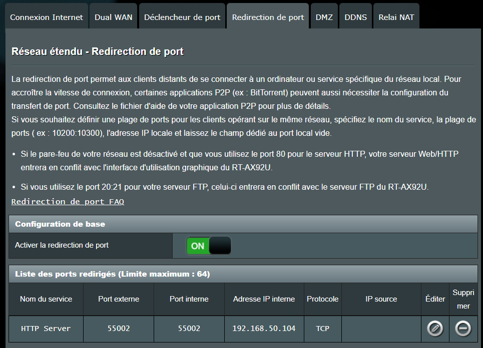 Roon ARC Troubles with RT-AX92U Asus Routeur - ARC: Port Forwarding Help - Roon Labs Community