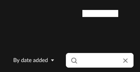 White rectangle appears (dark mode) when filtering albums - Roon ...