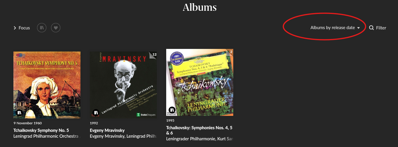 Multiple versions of one same work : inconsistencies (hidden recordings) - Support - Roon Labs ...