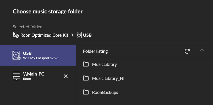 Ability to Scan a folder containing subfolders of music and create a monitored folder in Storage ...