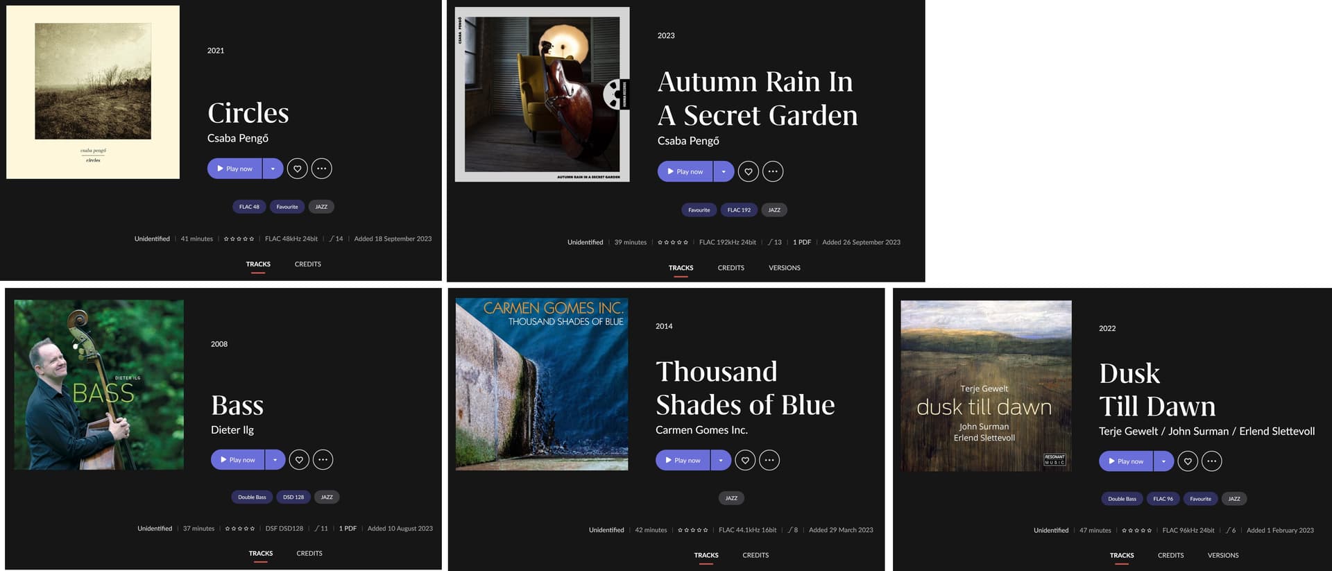 Unidentified albums - New albums - download - Roon Software Discussion ...