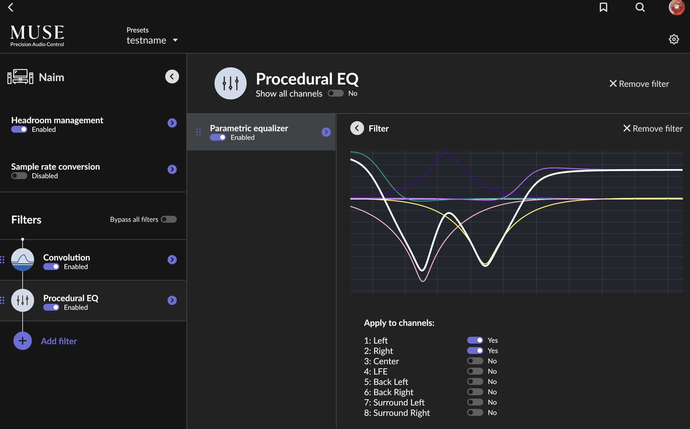 How to save new presets and PEQ in MUSE without overwriting - Roon ...
